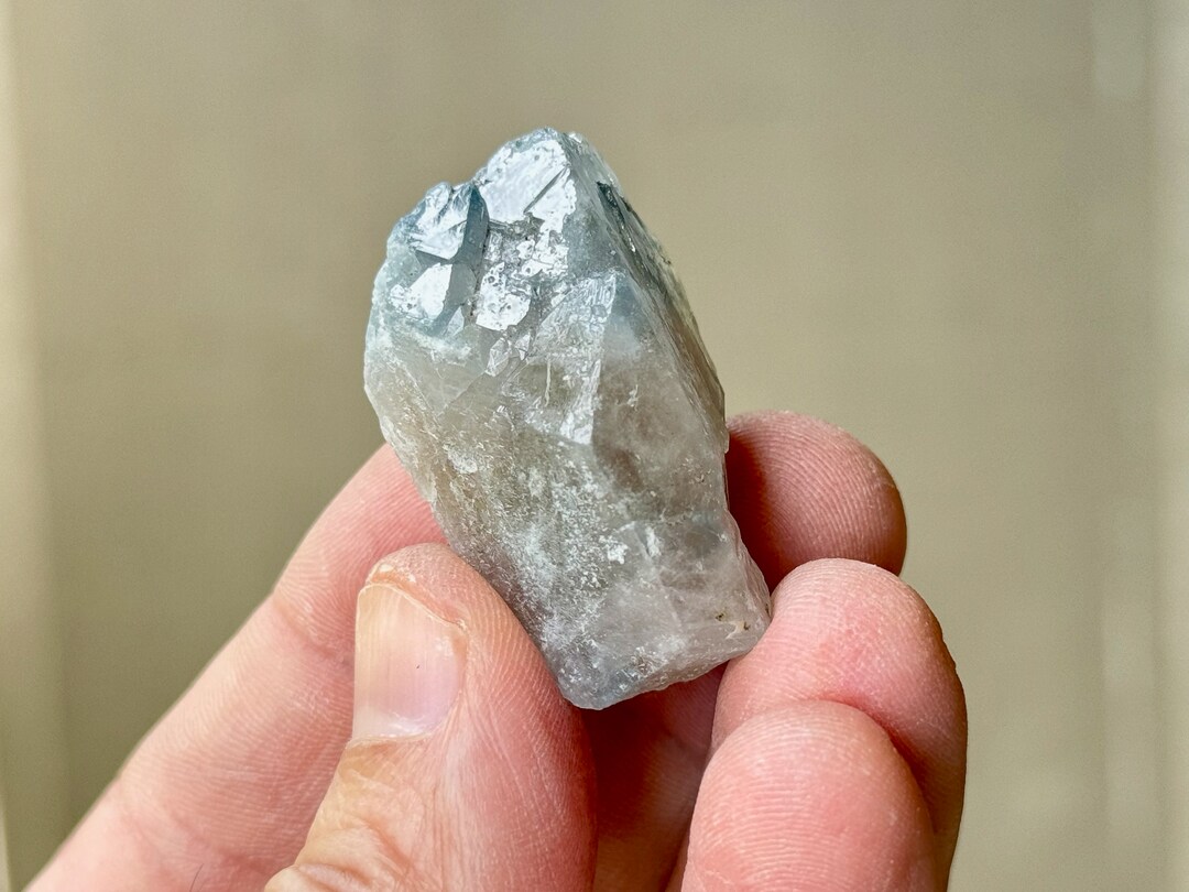 Indicolite Quartz, Rare Find, Quartz With Pale Blue Tourmaline ...