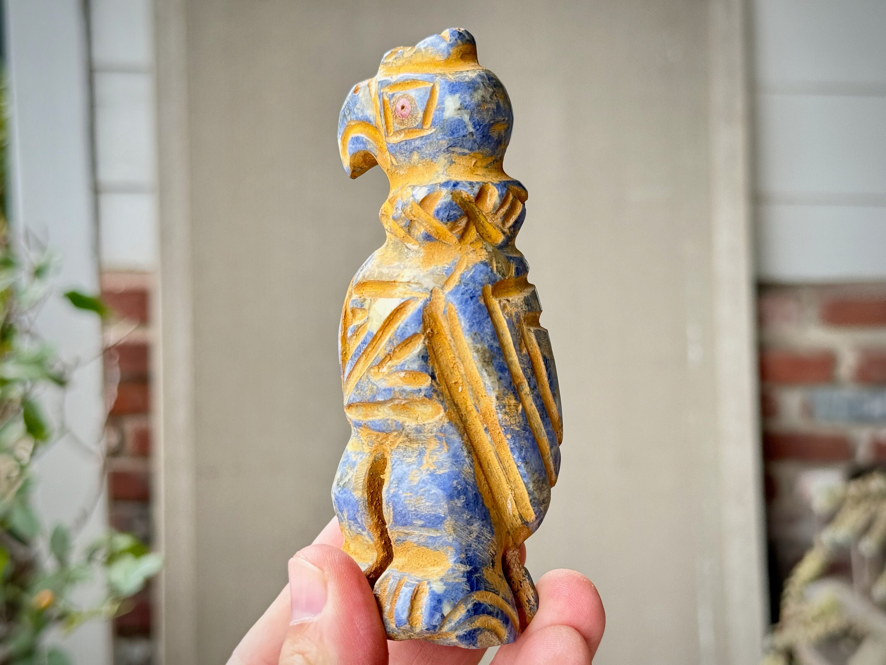 Incan Condor Statue by Peruvian Artist Ruben Layme, Hand Carved Andean ...