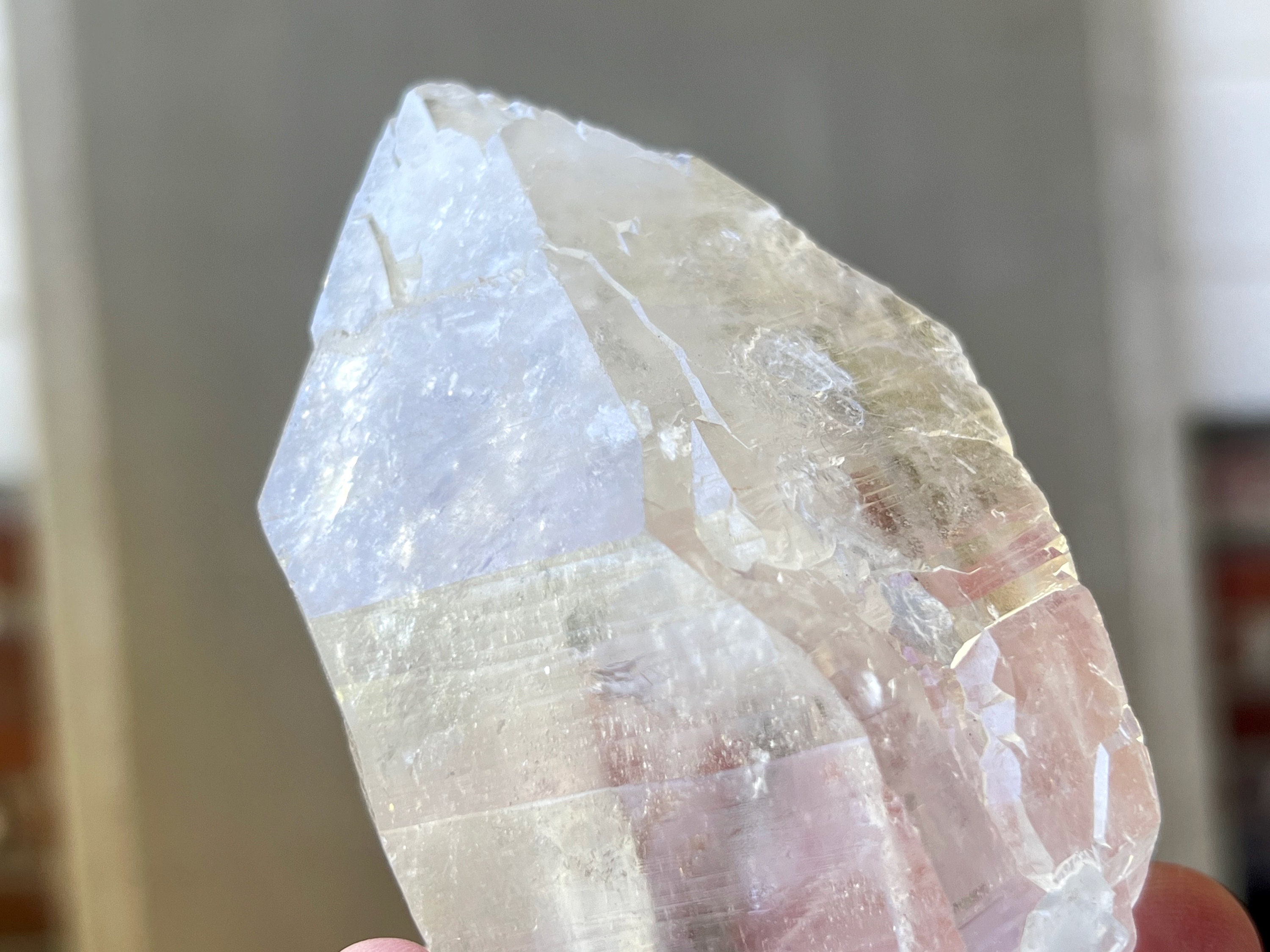 Lemurian Quartz Crystal with Cathedral Formation and Double Termination ...