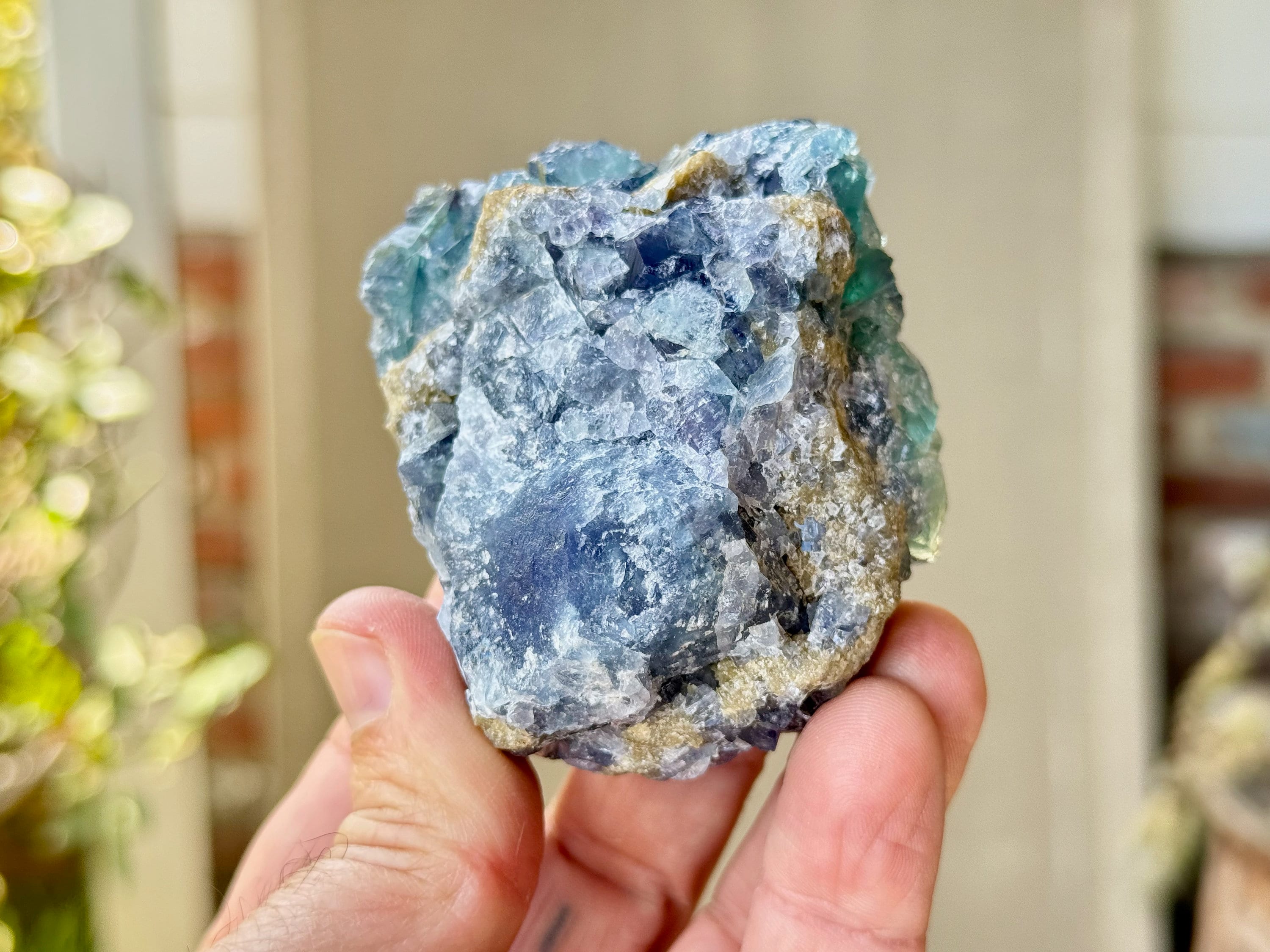 Nigerian Color Change Fluorite, Bicolor Purple and Aqua Blue Fluorite ...