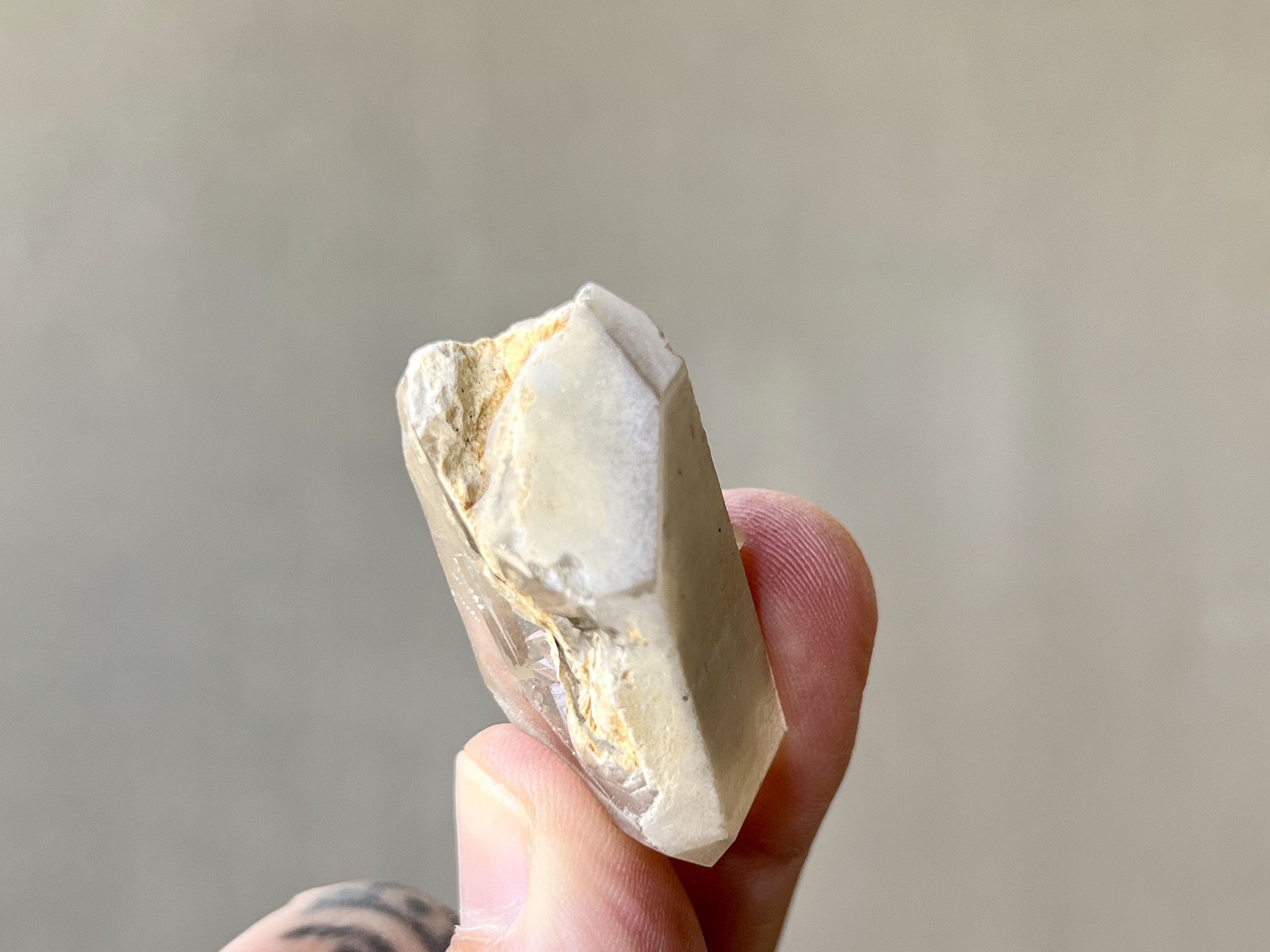 White Phantom Smoky Quartz with Kaolinite (Clairaudience, Purification ...