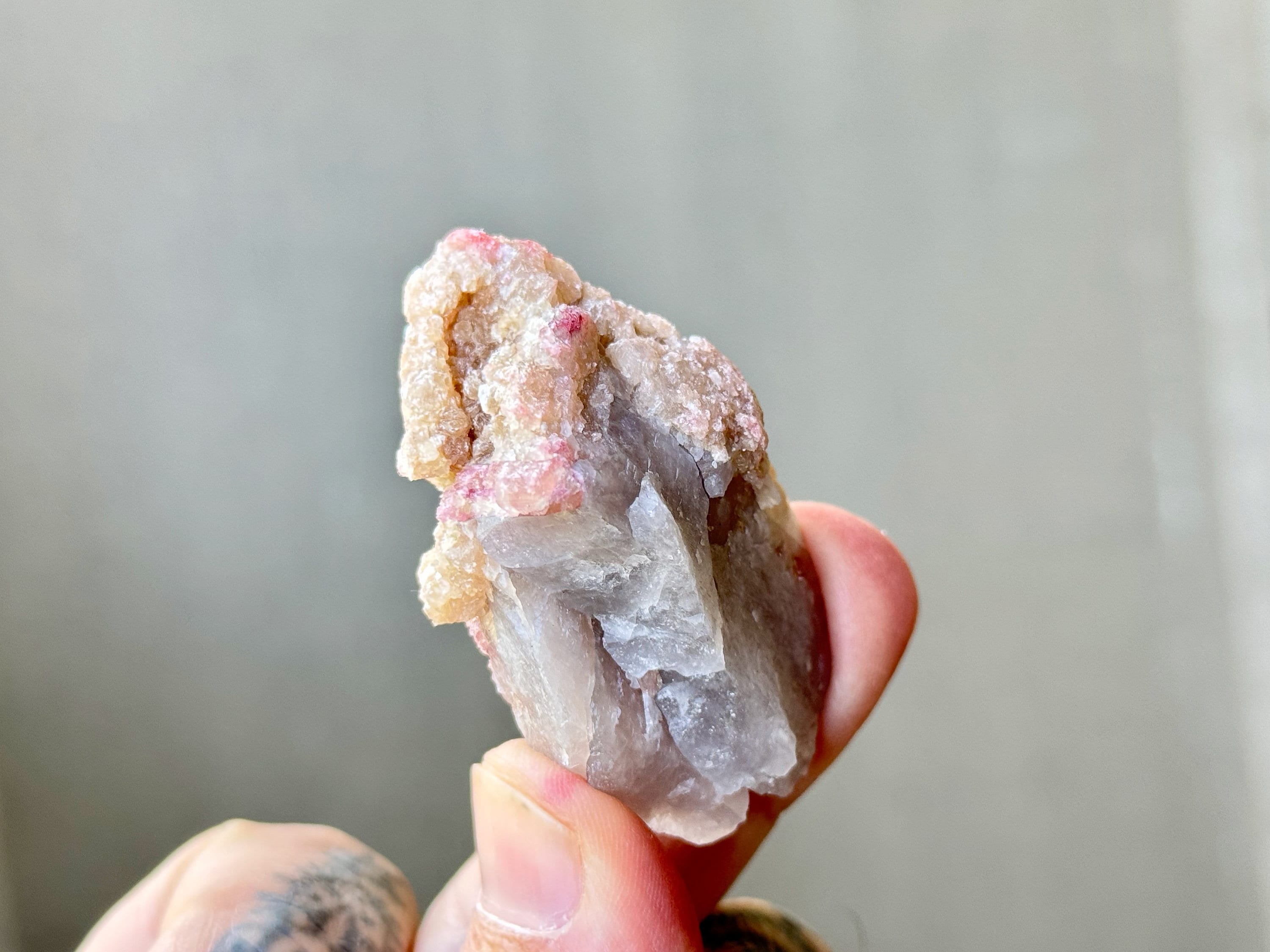 Unicorn Stone Quartz Lot with Lepidolite, Citrine, Green Tourmaline and ...