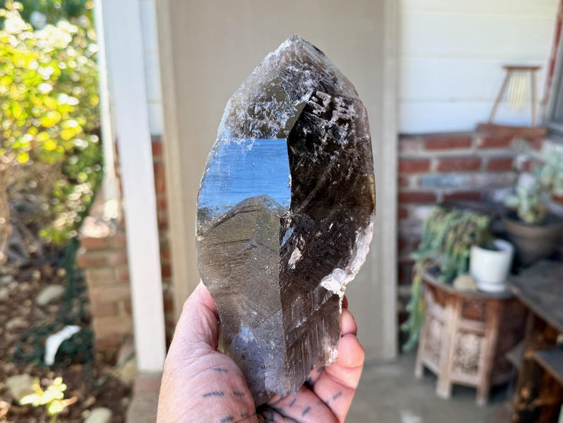 Smoky Morion Quartz, 1.8 Kilo, Root Chakra Crystal, Grounding ...