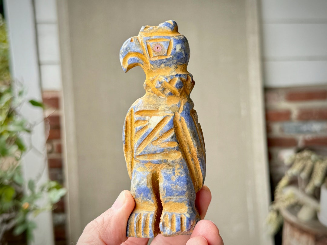 Incan Condor Statue by Peruvian Artist Ruben Layme, Hand Carved Andean ...