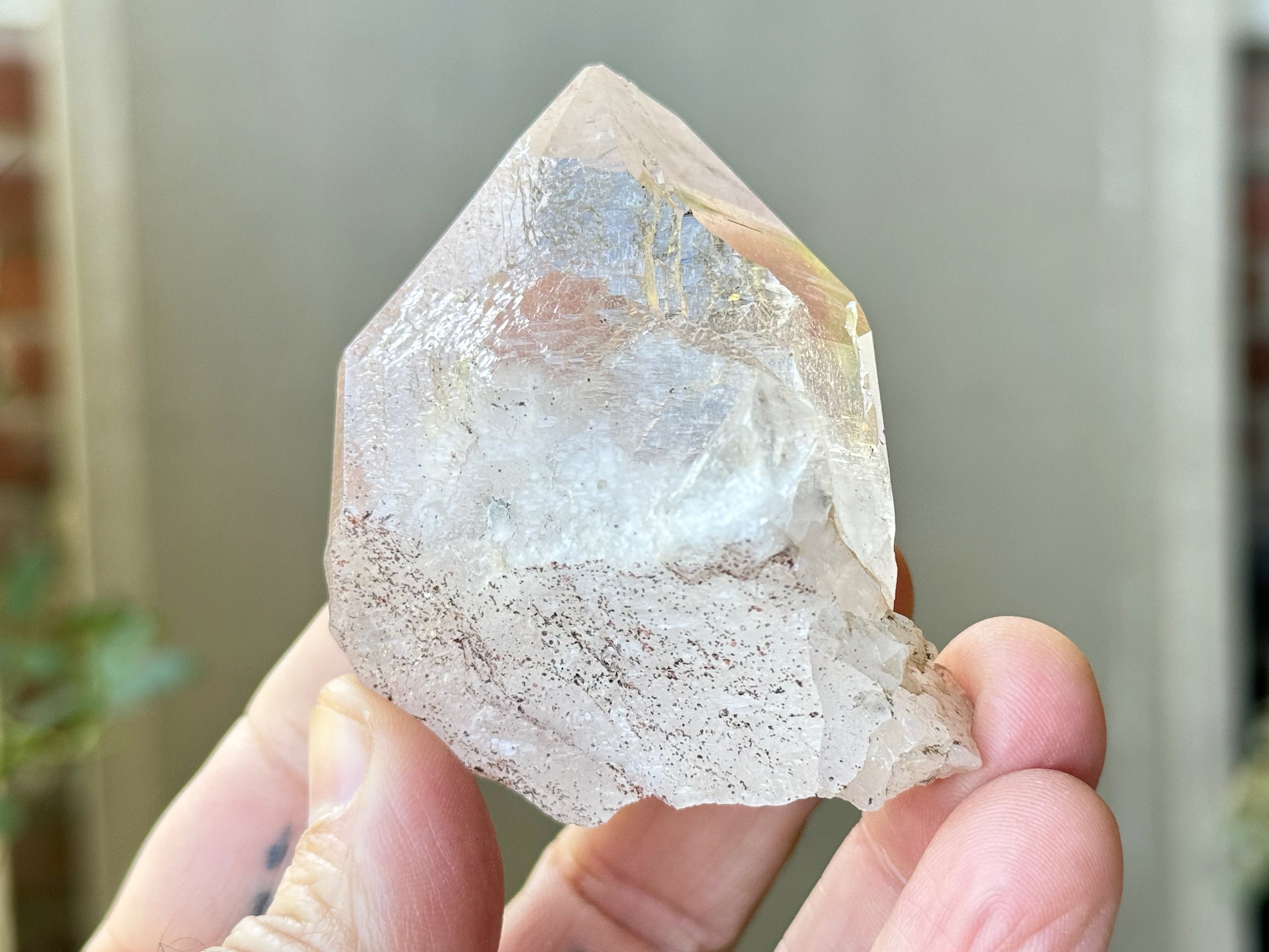 Pink Himalayan Cathedral Quartz with Black Rutile, Rare New Find, High ...