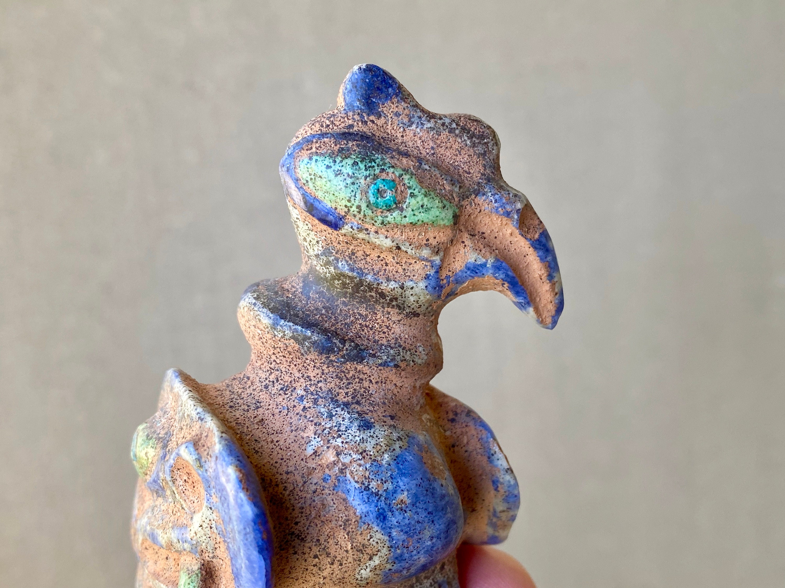 Incan Condor and Serpent Statue by José Aguilar, Carved Crystal Condor ...