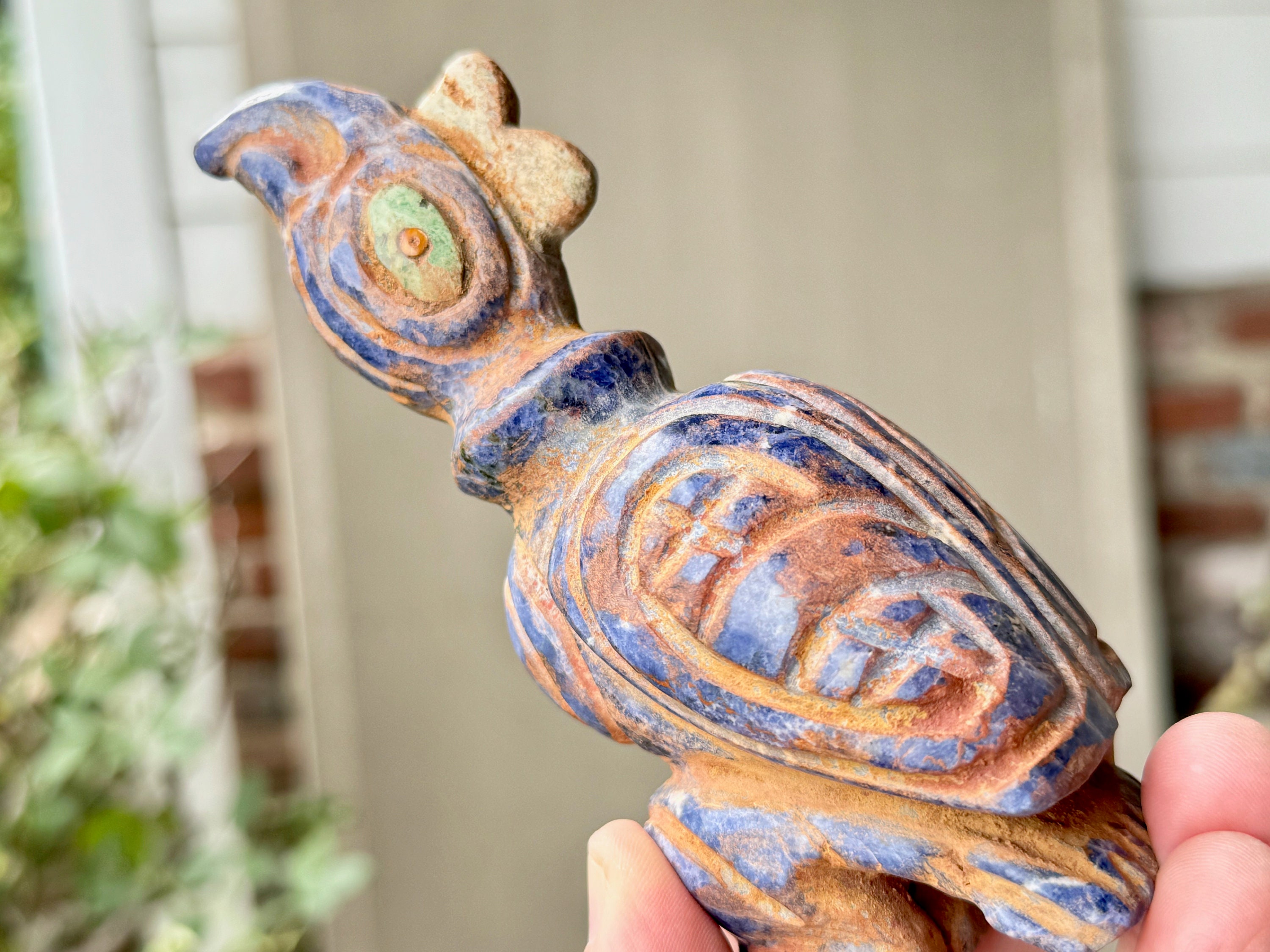 Incan Condor Statue by Peruvian Artist Ruben Layme, Hand Carved Andean ...