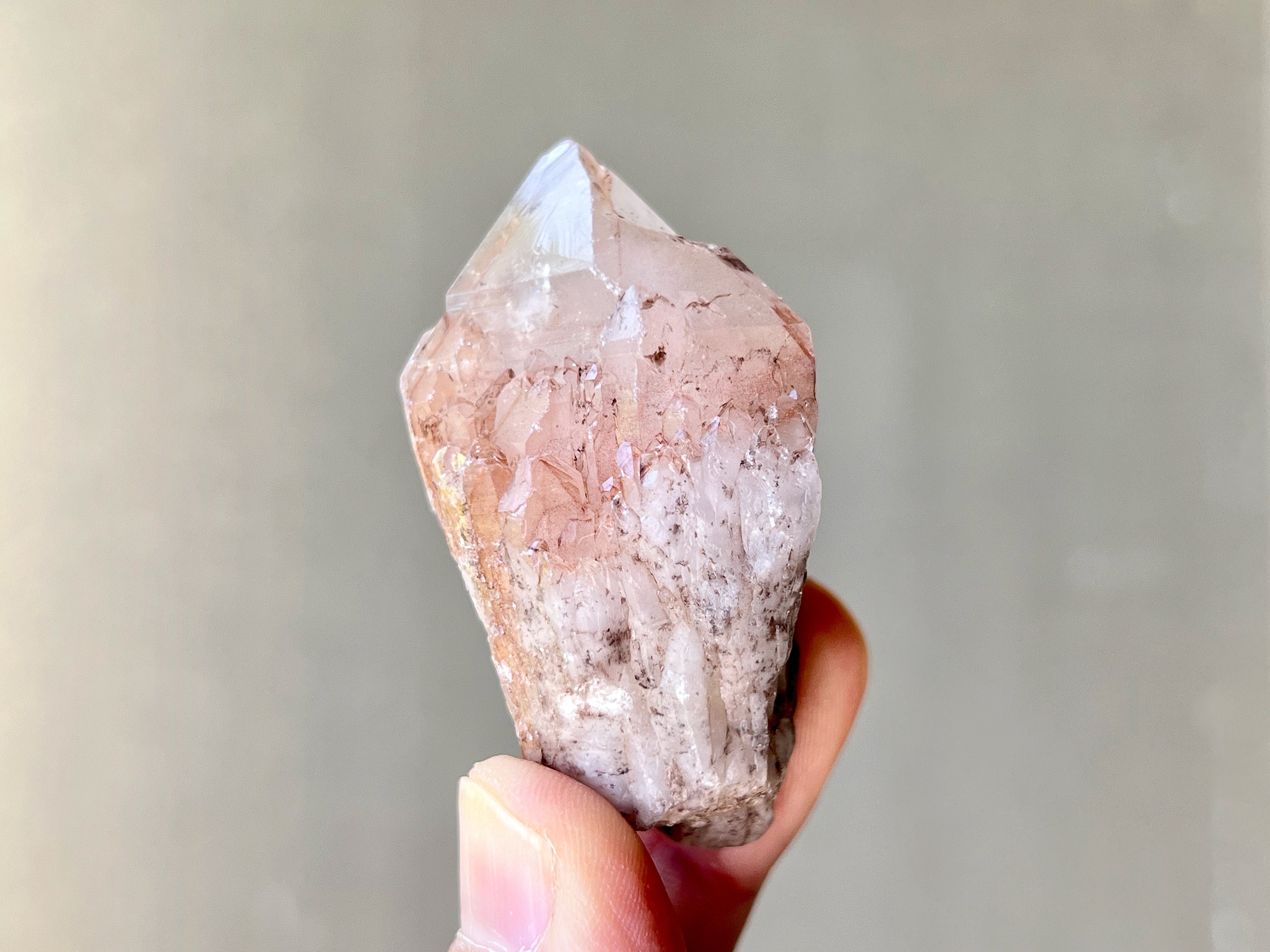Pink Lithium Phantom Quartz, New Find, Energetic Balance and Relaxation ...