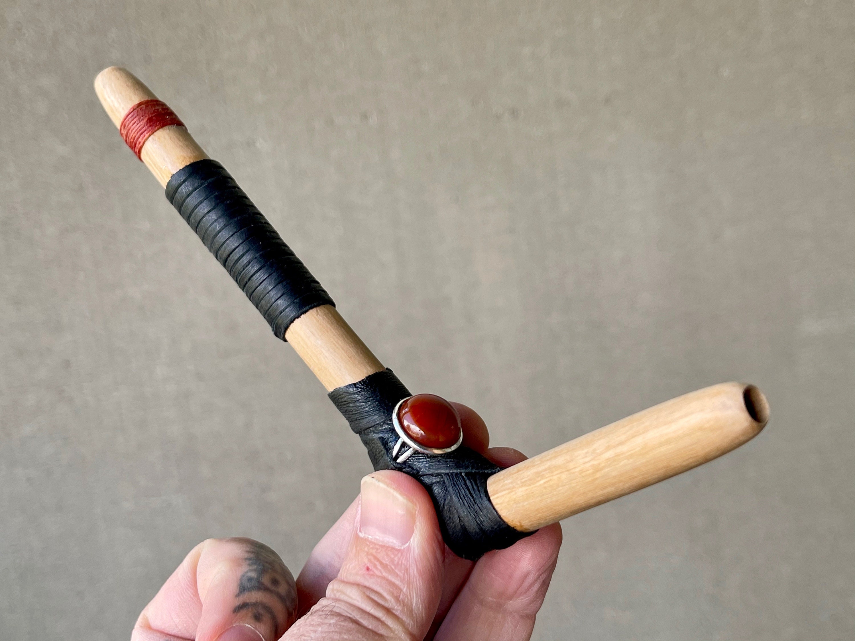 shamanic snuff applicator pipe for Rapé Tepi kuripe Snuff Blower Hapay ...