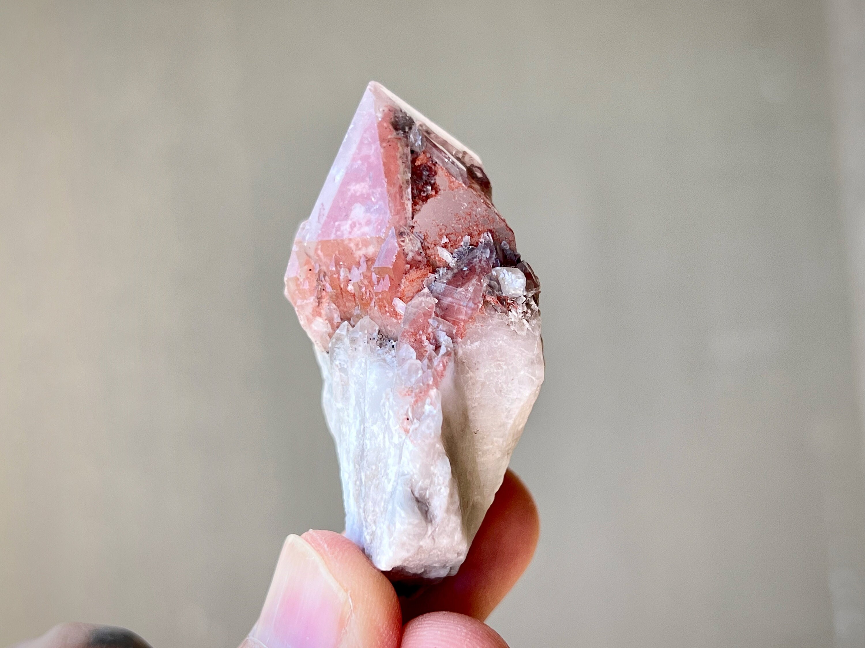 Pink Lithium Phantom Quartz, New Find, Energetic Balance and Relaxation ...