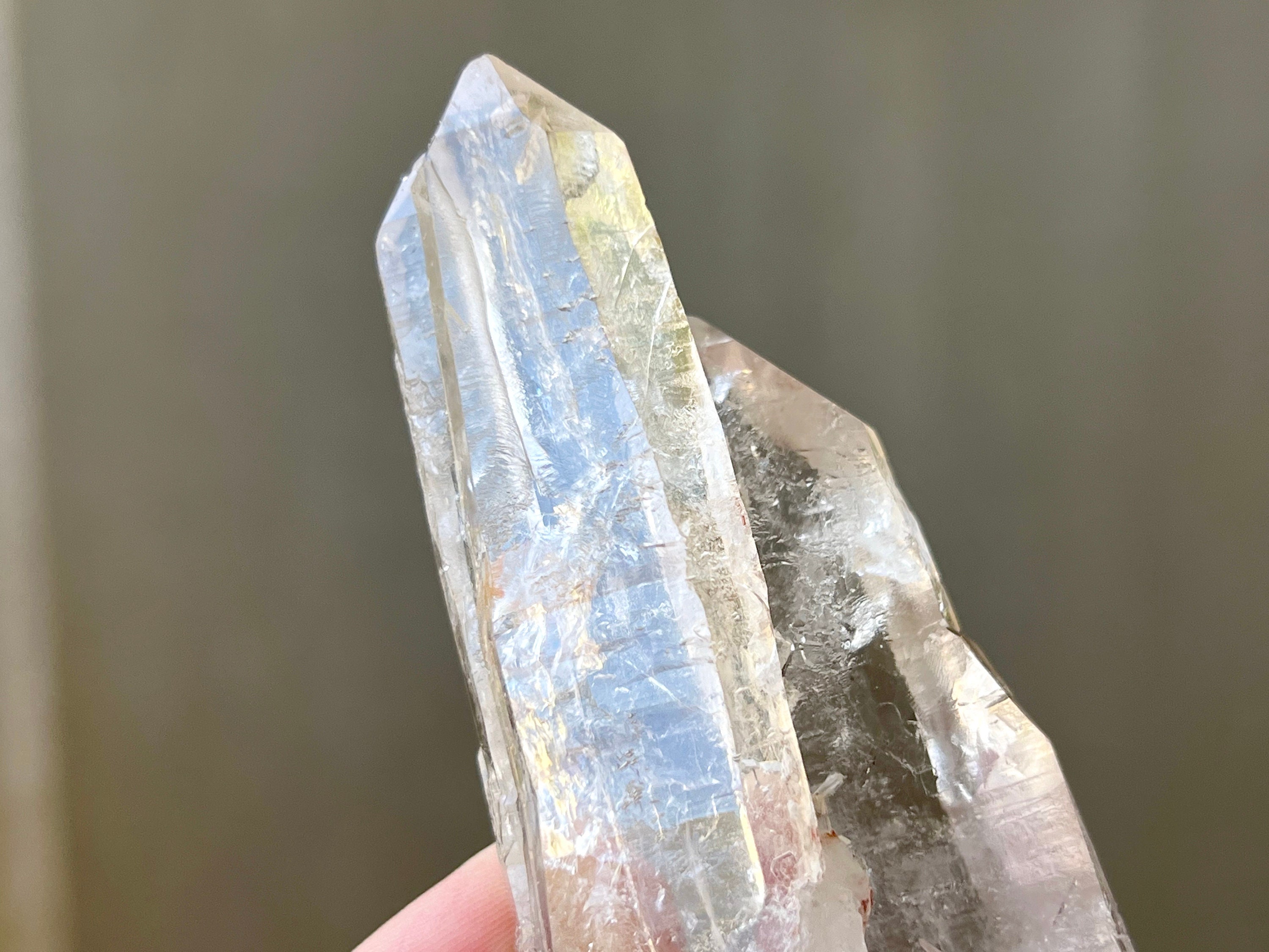 Laser Quartz Crystal, Water Clear Quartz in a Unique Tantric Twin ...