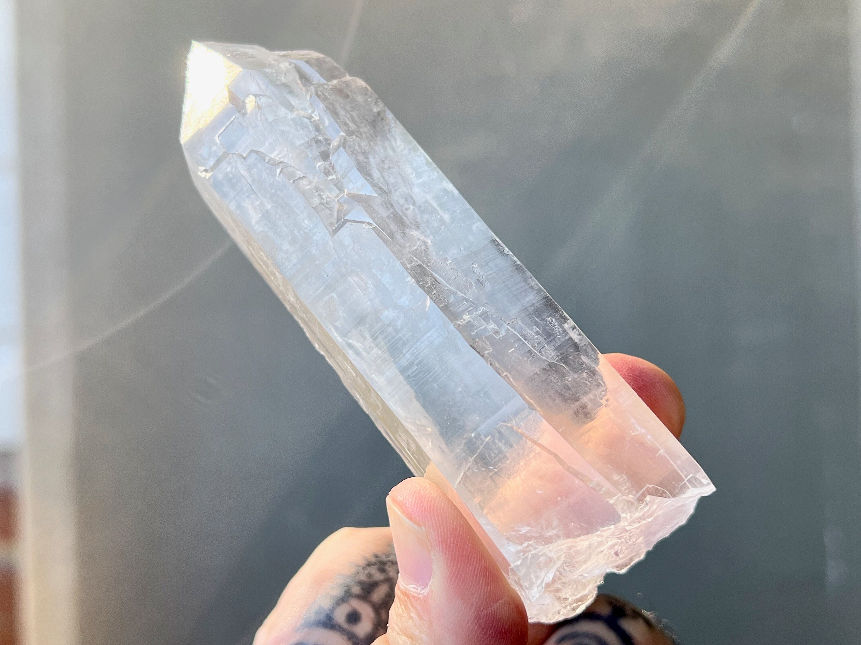 Lightning Strike Cathedral Quartz with Water Clear Clarity, Rare Find ...