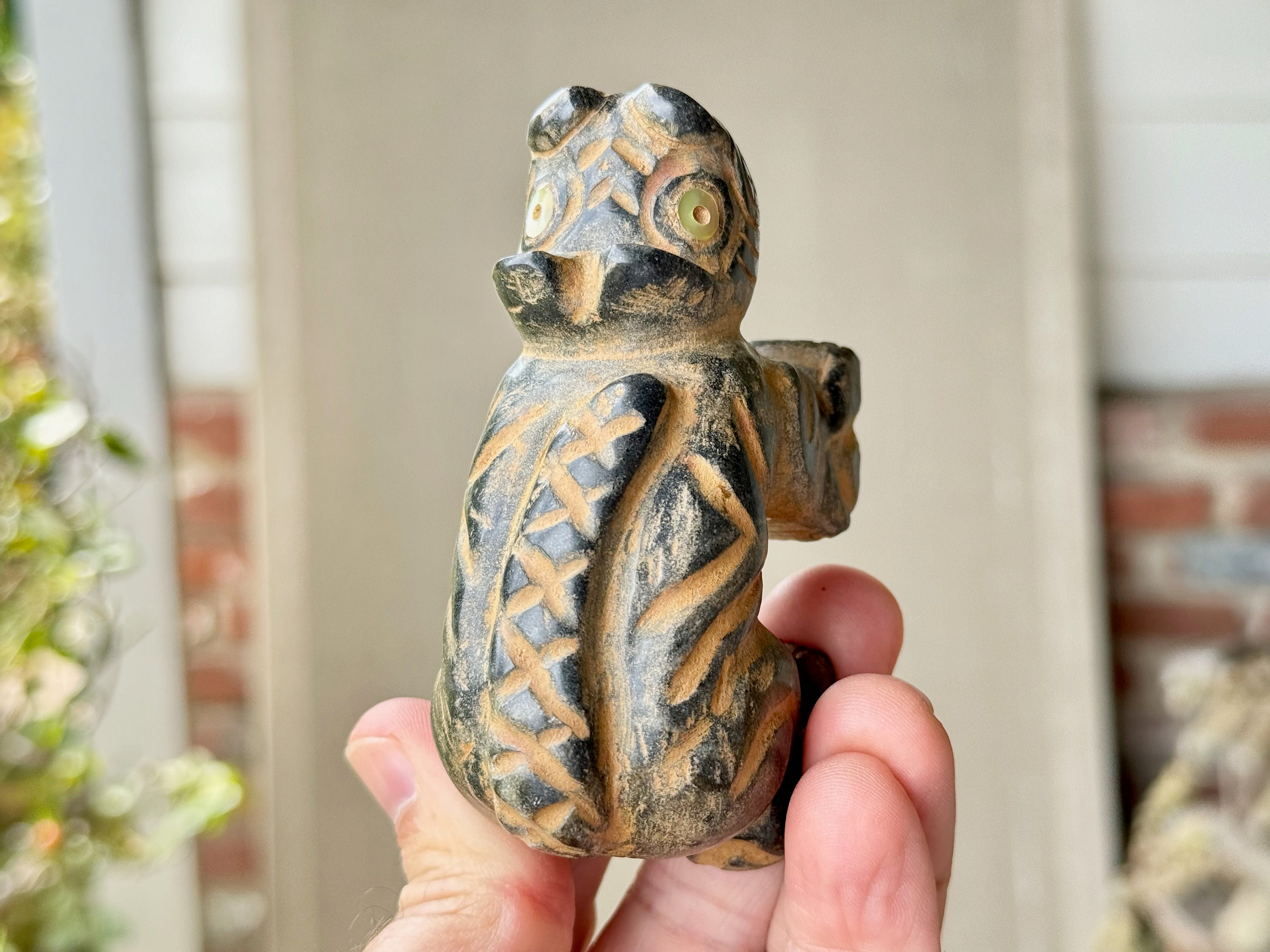 Jaguar Puma Totem by Artist Ruben Layme in Peru's Sacred Valley, Carved ...