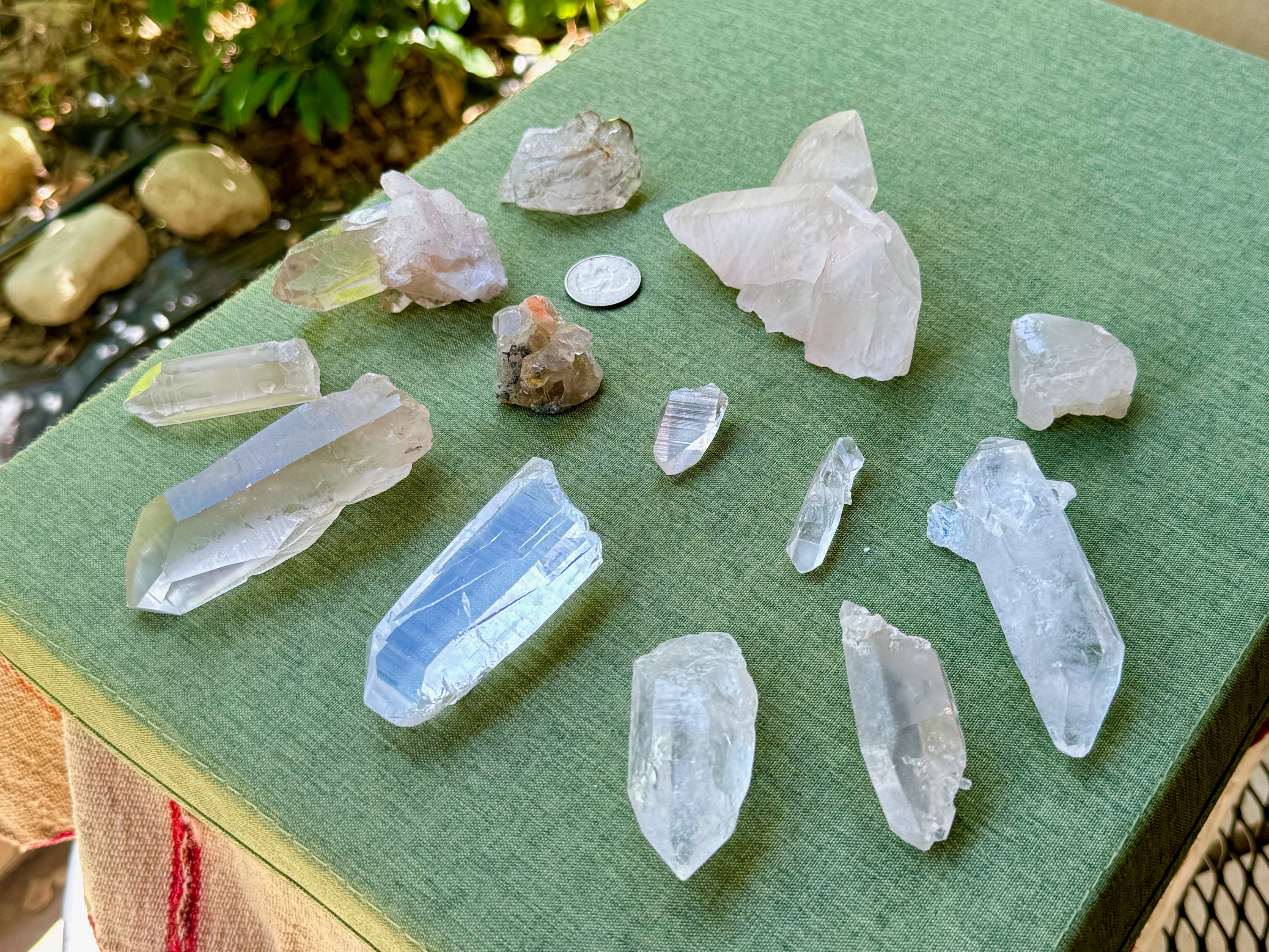 Mixed Brazilian Quartz Discounted Cleanup Lot with Lightning Strike ...