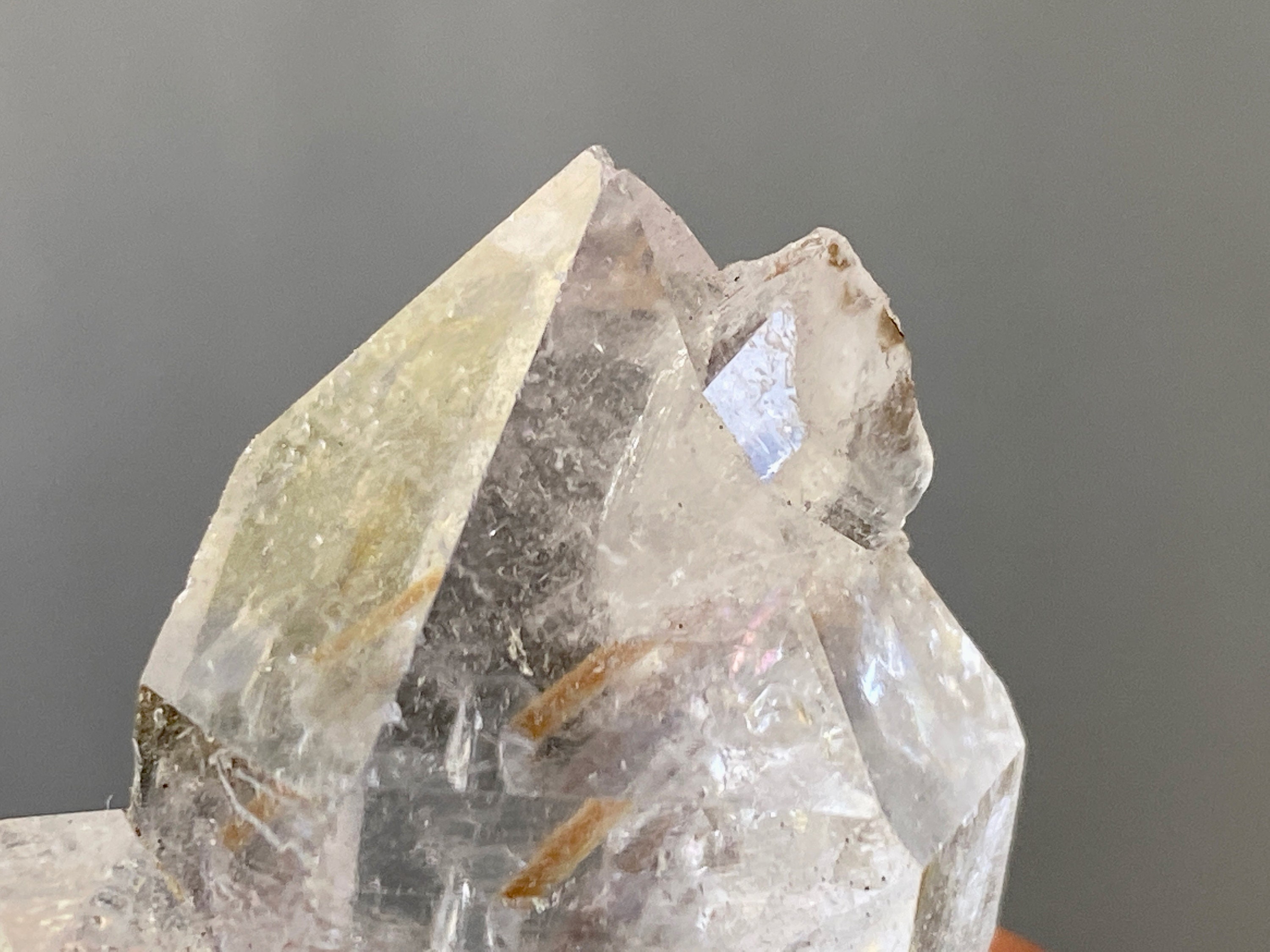 Brookite Included Quartz, New Find, Rare Inclusion, Clear Quartz with ...