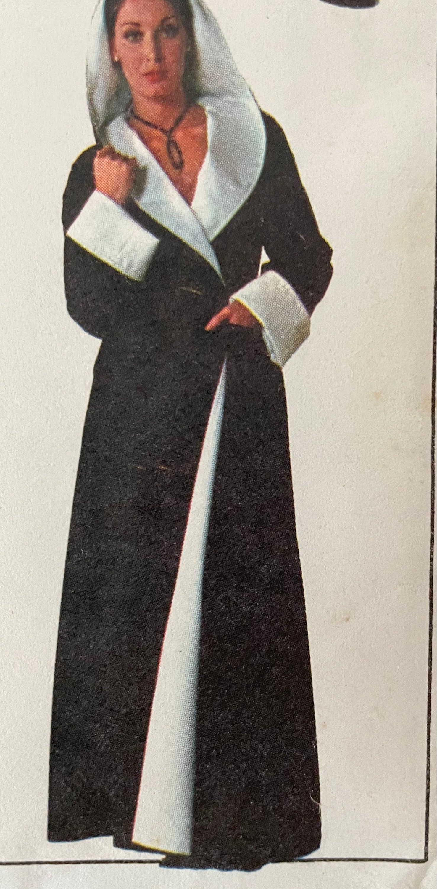 1970s Reversible Wrap Coat With Hood Simplicity 7700 Uncut - Etsy