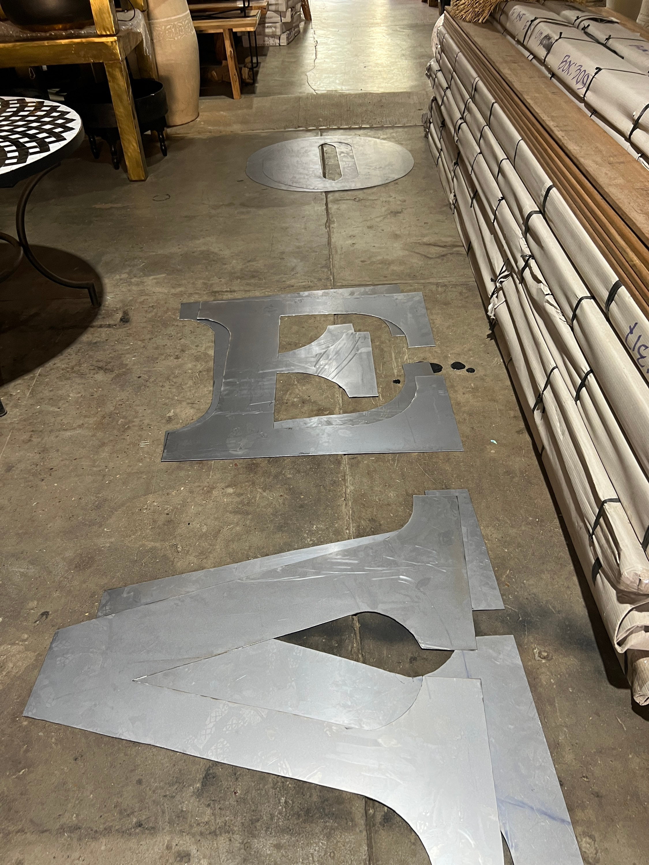 Extra-large LOVE Letters Metal Sculpture | Outdoor or Indoor ...