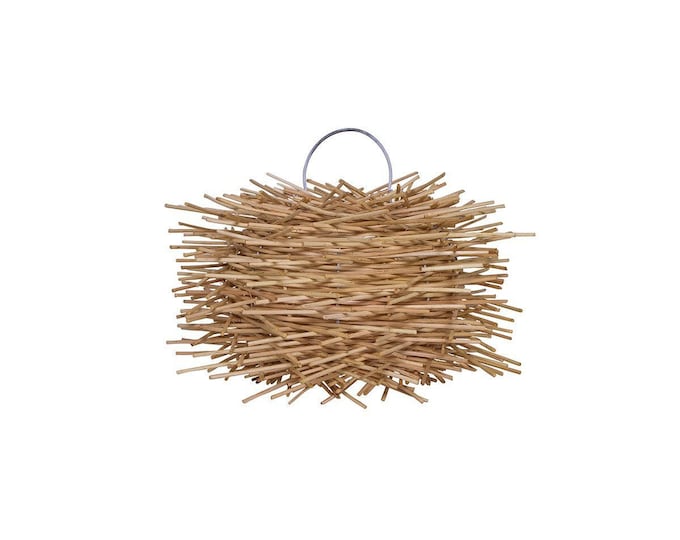 Small Rattan Pendant Light Simple and Natural Lamp - Etsy