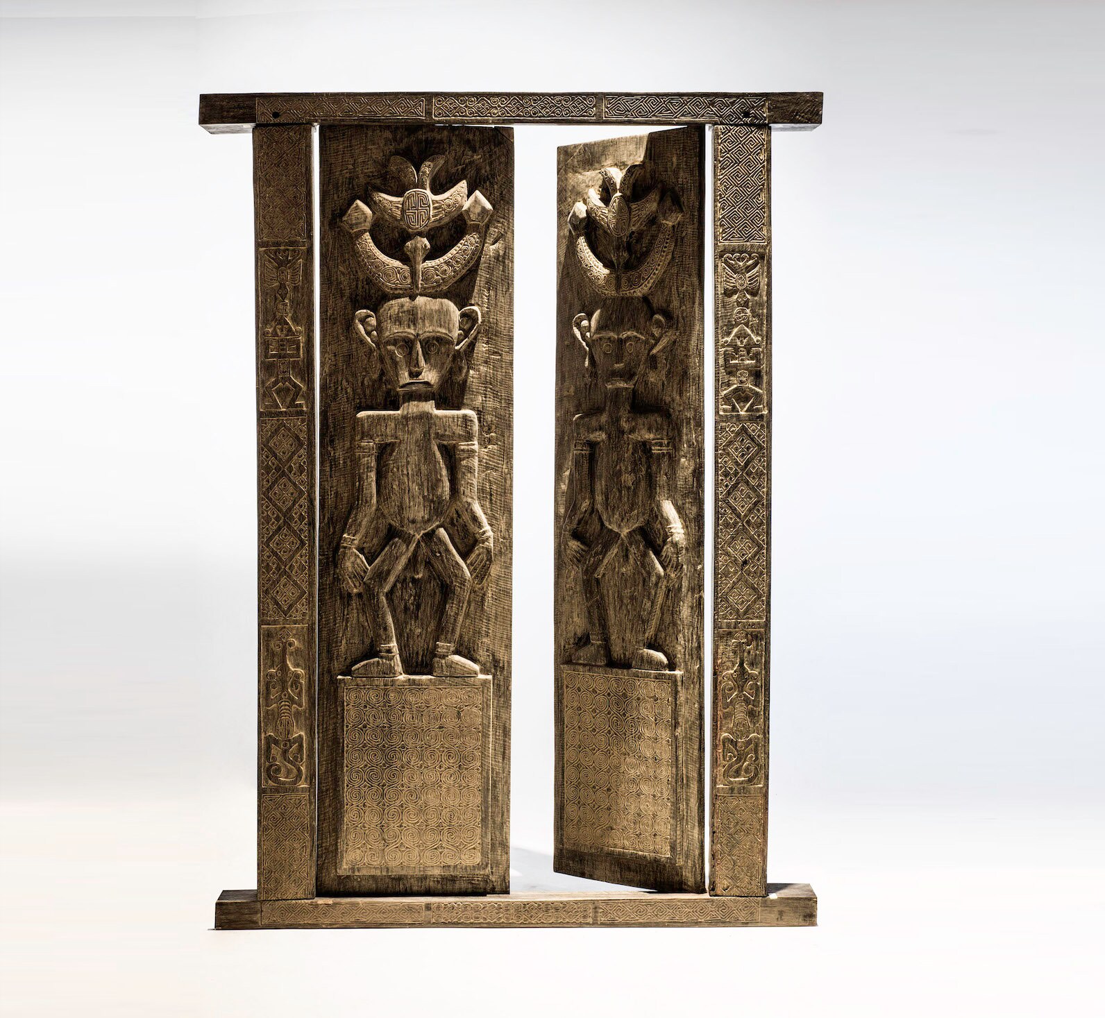 Tribal Wooden Carved Door | Nature Boho Decor - Etsy