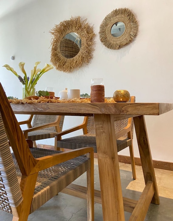 Dining table teak wood price store