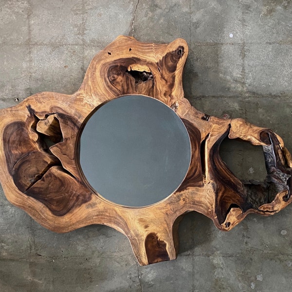 Live Edge Mirror - Etsy