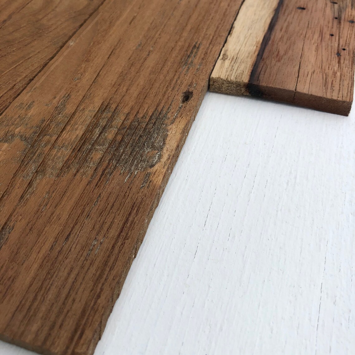 10 Sqft Teak Wood Interlocking Wall Decor Handmade With - Etsy