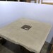 Square Limestone Table With Tree Trunk Base - Etsy