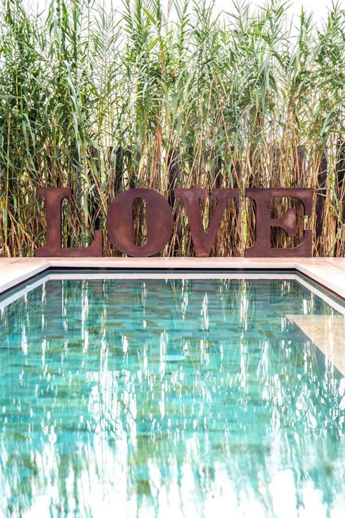 Extra-large LOVE Letters Metal Sculpture Outdoor or Indoor Decorations ...