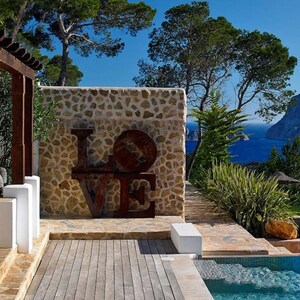 Extra-large LOVE Letters Metal Sculpture | Outdoor or Indoor ...