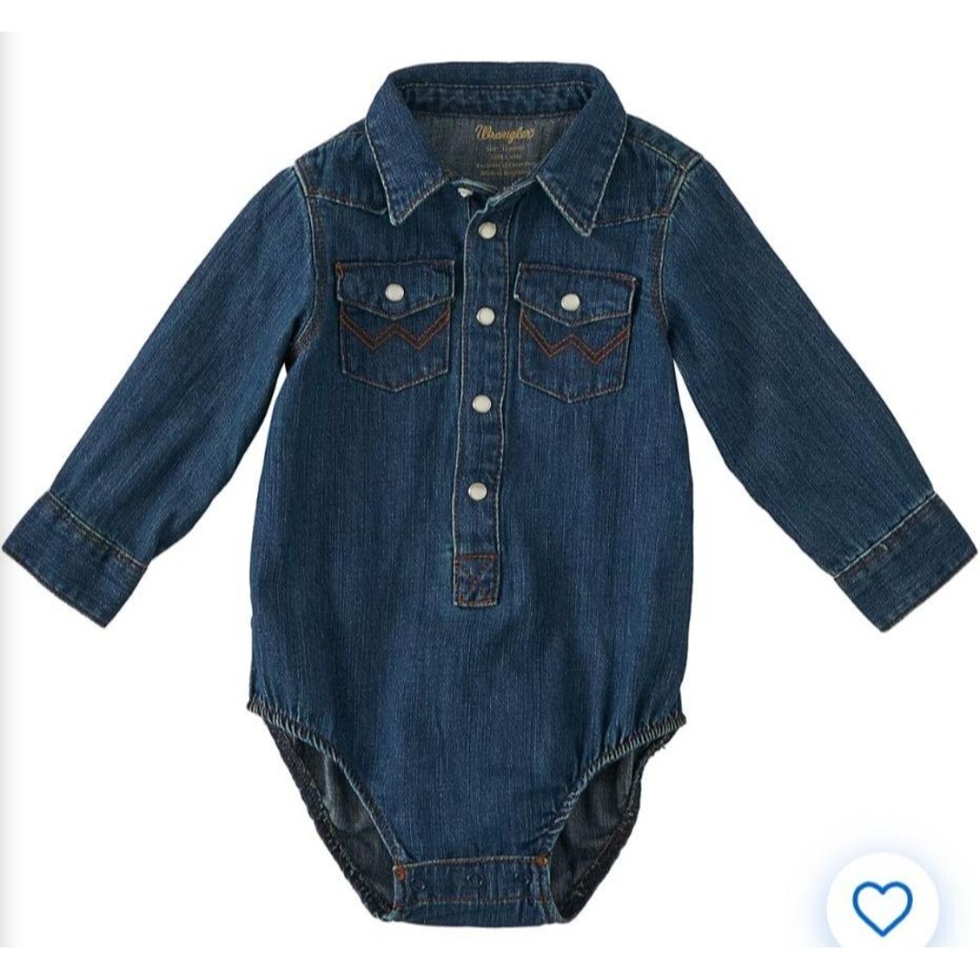 Wrangler Infant Boys Girls Western Rodeo 6/9m Long Sleeve Denim ...
