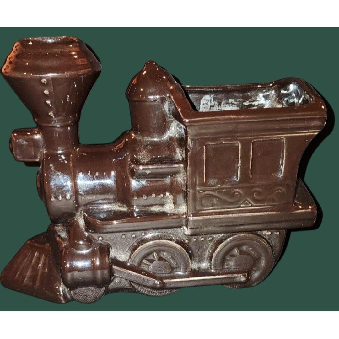 Vintage Ceramic Train Locomotive Planter Steampunk - Etsy