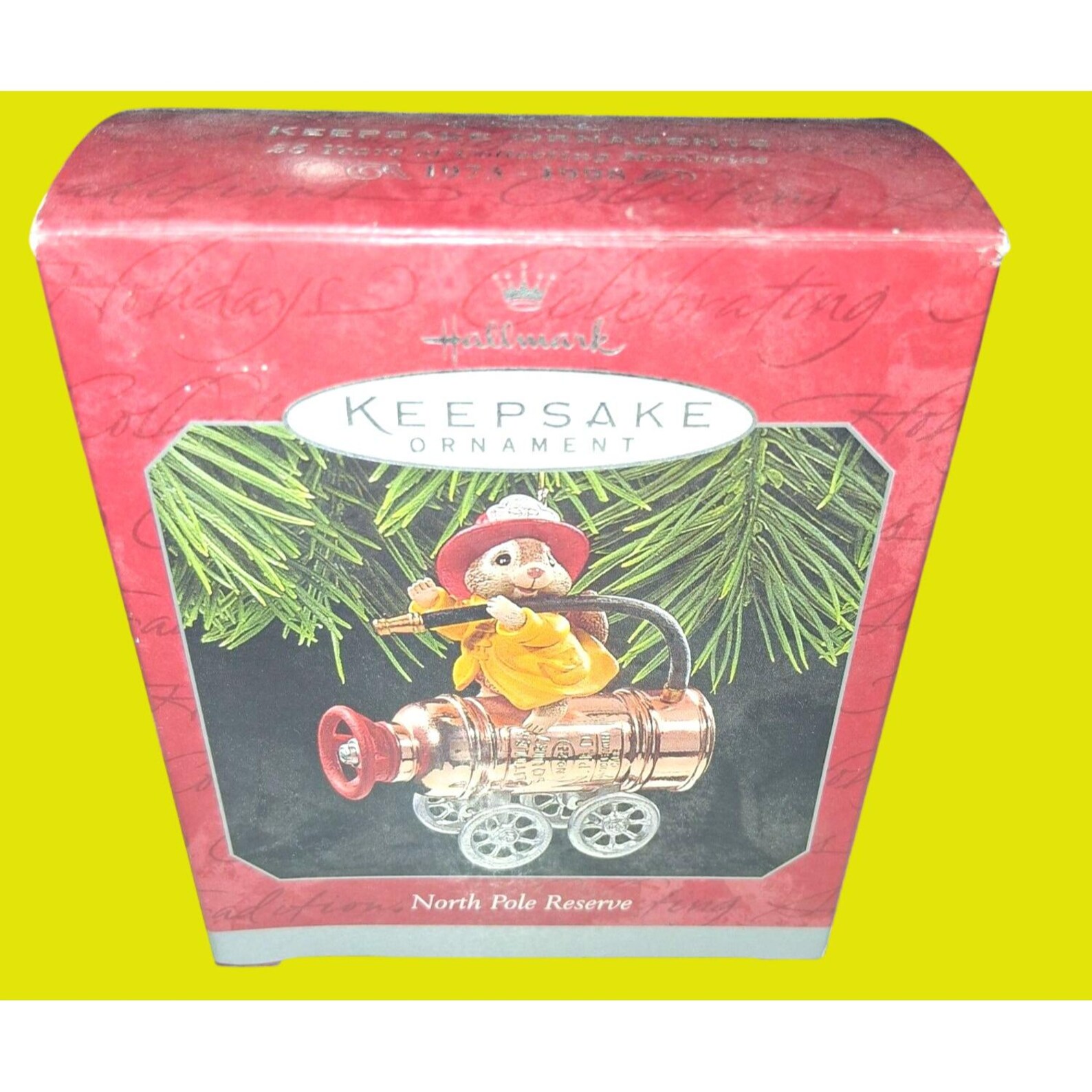 Hallmark Keepsake Ornament North Pole Reserve Handcrafted Dated 1998 ...