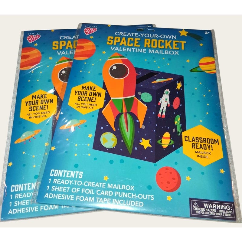 Space Valentine Box - Etsy