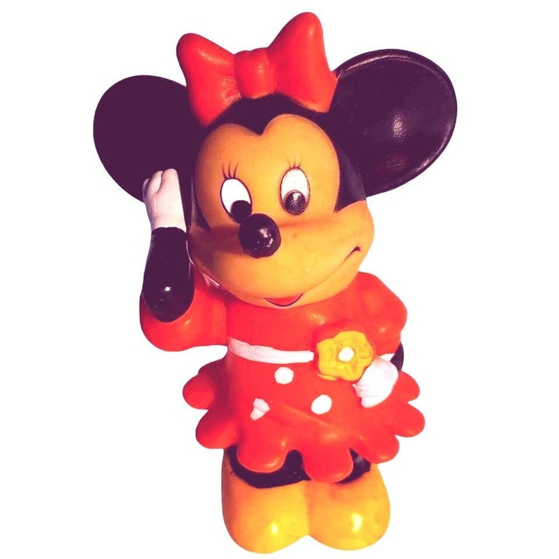 Minnie Mouse Piggy Bank 1980s Vintage Disney Coin Bank Made in - Etsy