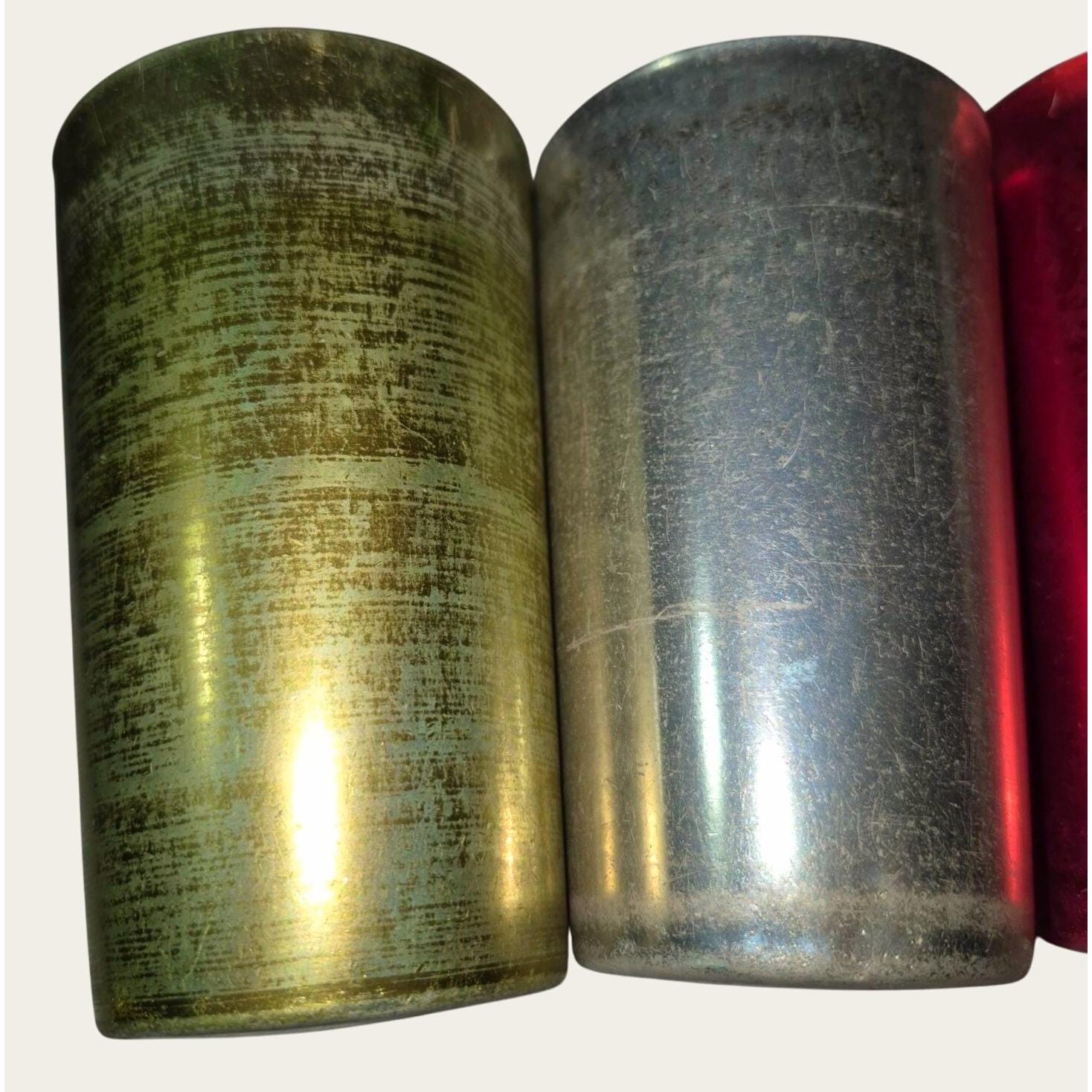 Vintage Bascal Anodized Aluminum Tumblers Set of 5 Multicolor Mcm - Etsy UK