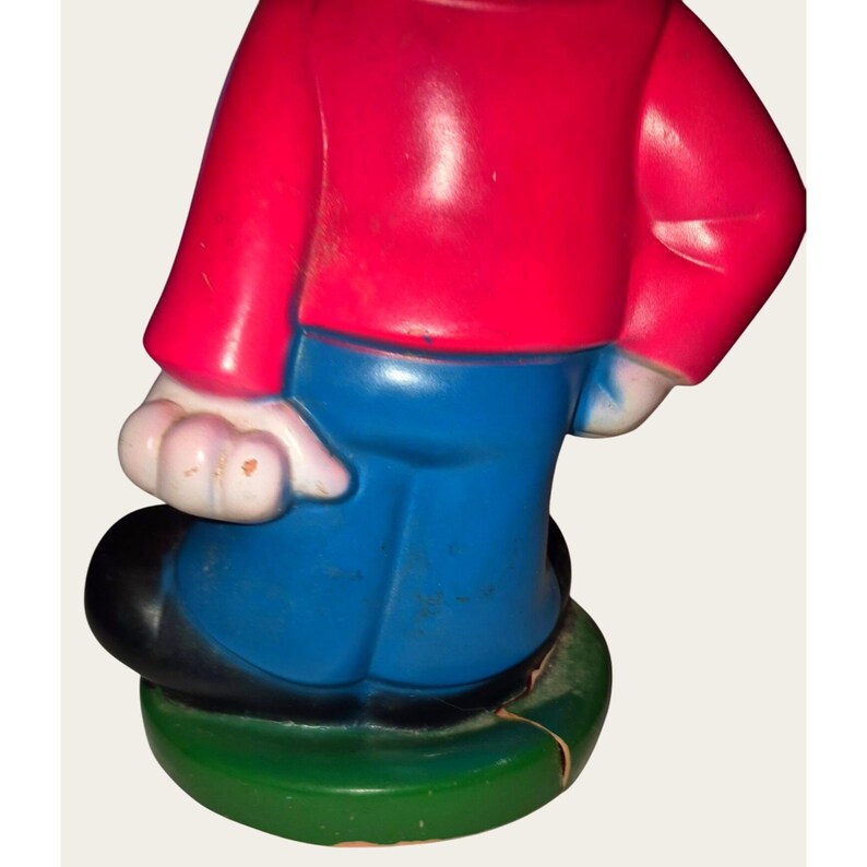 Vintage Mickey Mouse Plastic Coin Bank 11