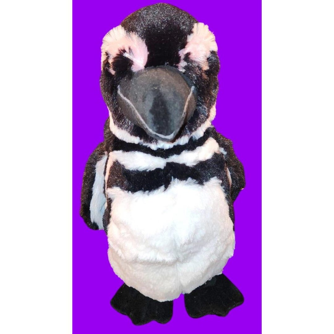 Fahlo Plush Penguin Toy - Black & White - Etsy