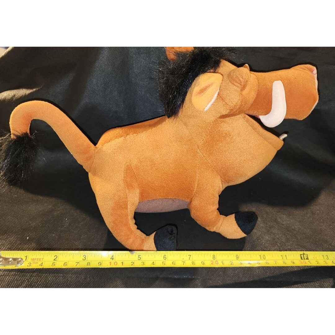 Disney Pumba the Lion King Plush Toy Stuffed Animal 14 Long Soft Velboa ...