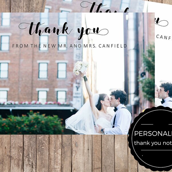 Mr and Mrs Thank You - Etsy