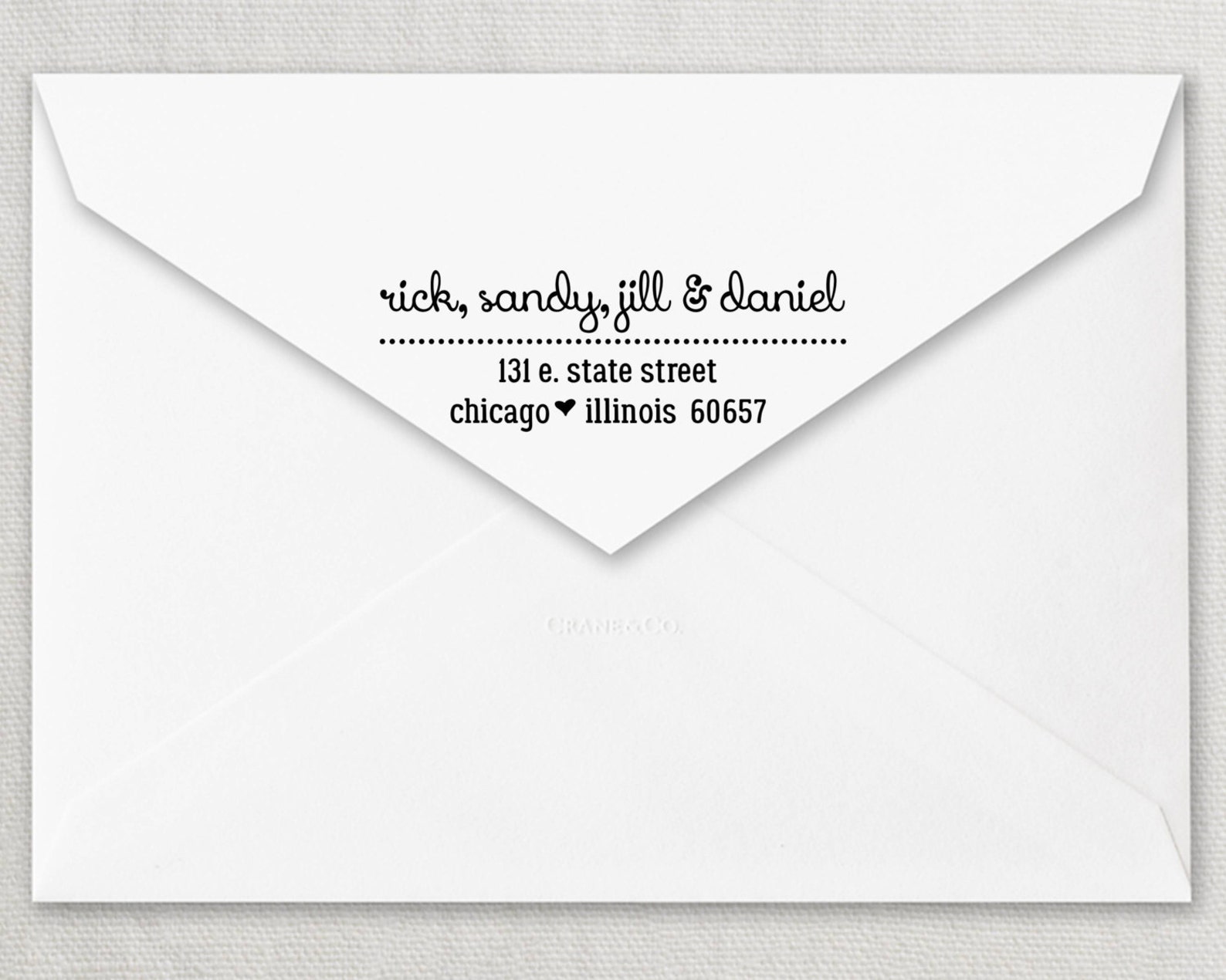 Self-inking Address Stamp Family Address Stamp Housewarming - Etsy