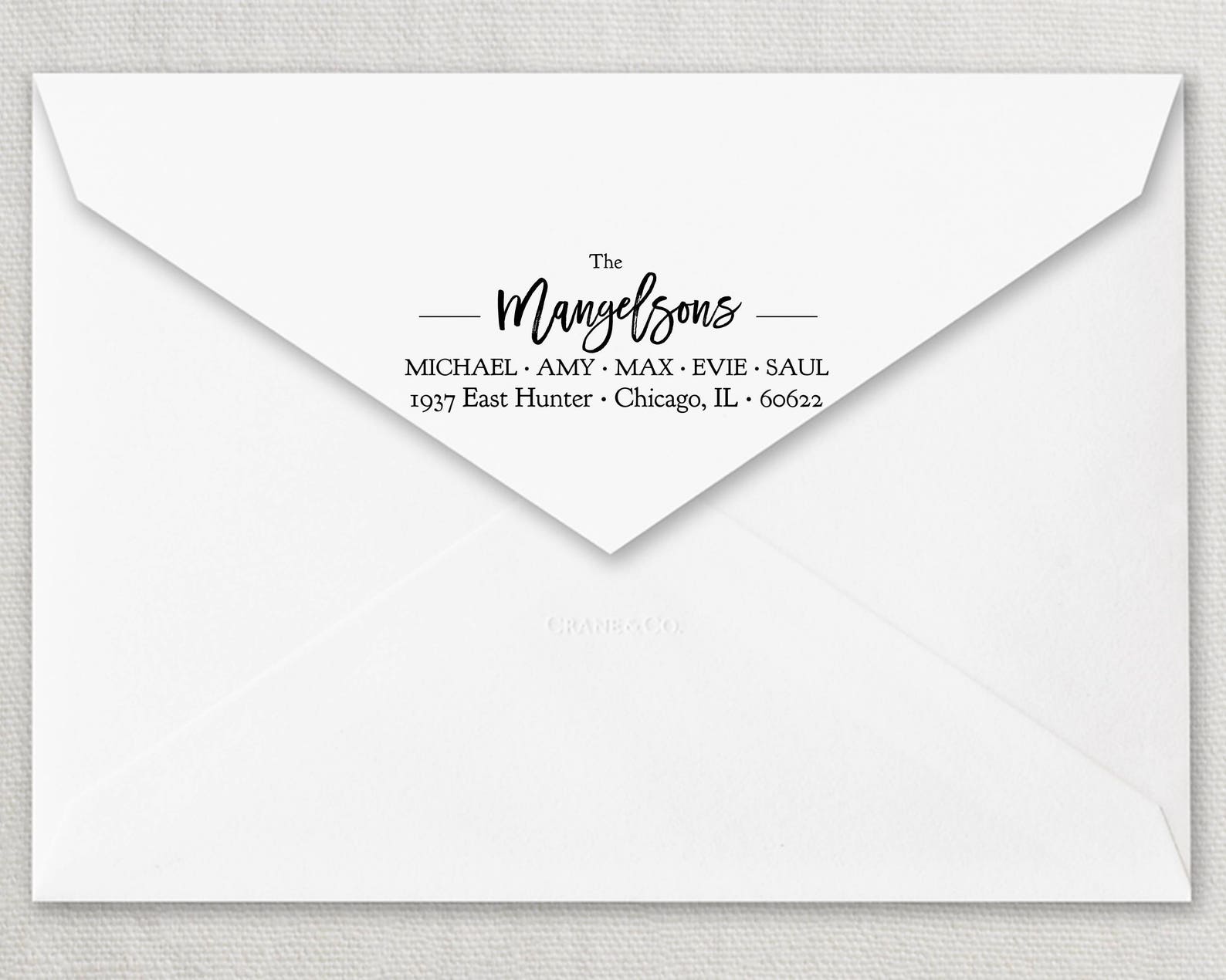 Self-inking Address Stamp, Family Address Stamp, Engagement Gift ...