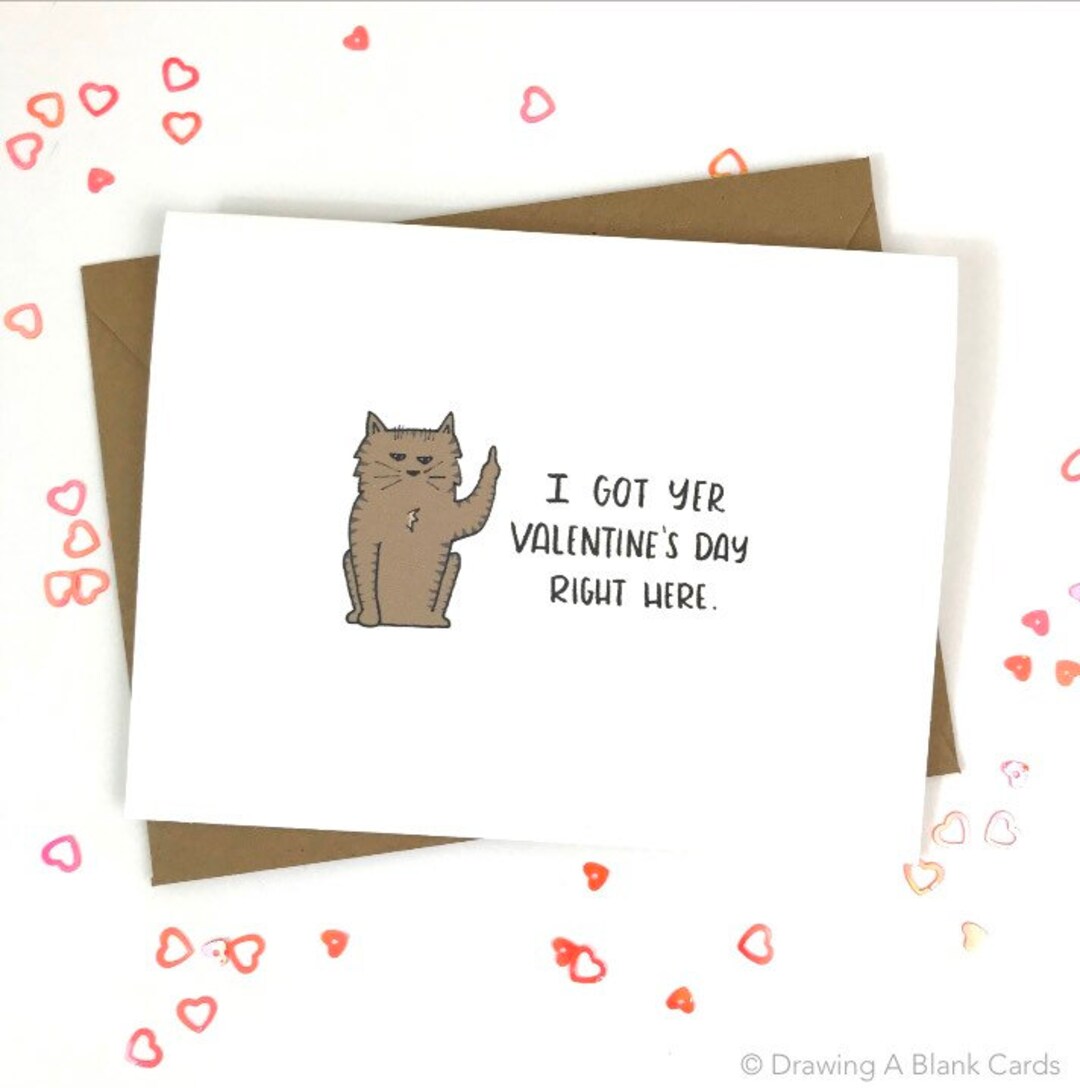 Funny Anti Valentine's Day Card - Etsy