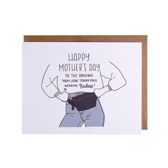 Funny Mothers Day Card Unique Mothers Day Card Badass - Etsy