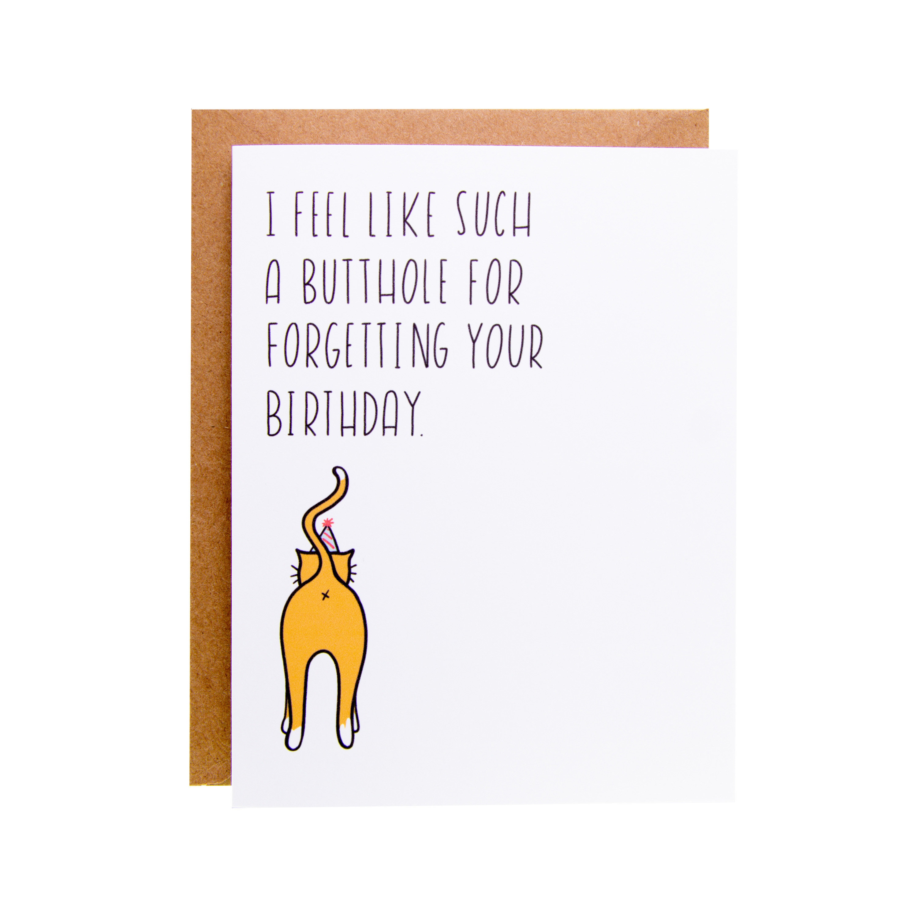 Funny Belated Birthday Card | Unique Belated Birthday Card | Funny I ...