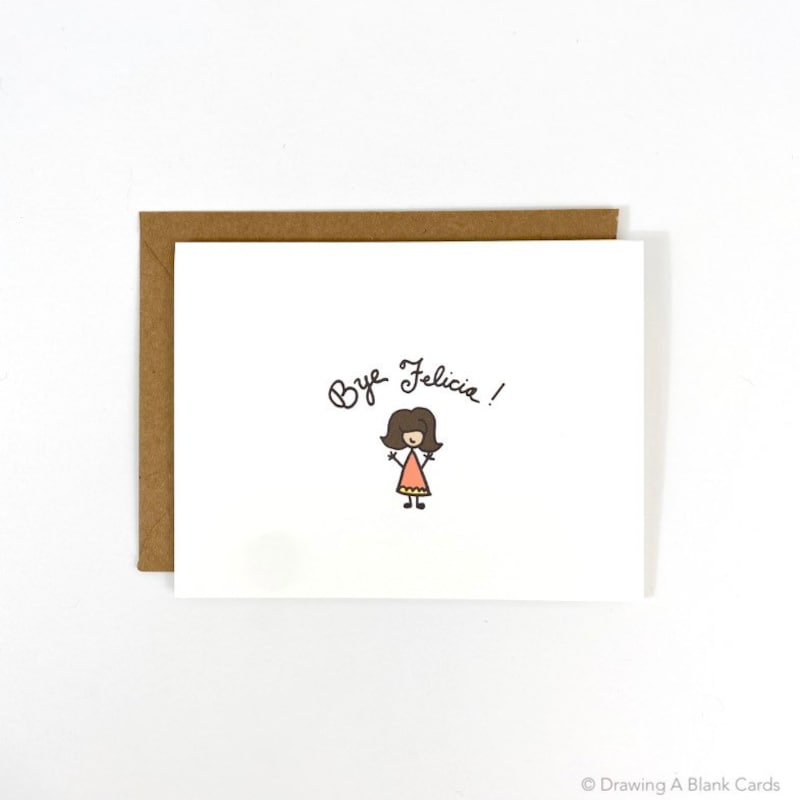 Bye Felicia Card - Etsy