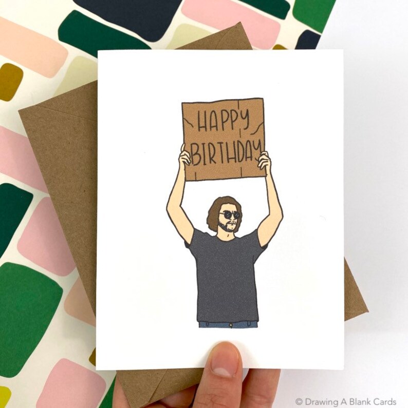 Funny Happy Birthday Card Unique Happy Birthday Card Sign | Etsy