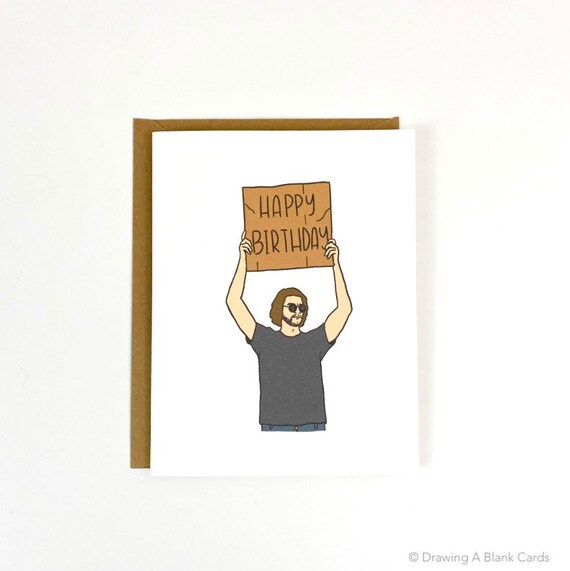 Funny Happy Birthday Card Unique Happy Birthday Card Sign | Etsy