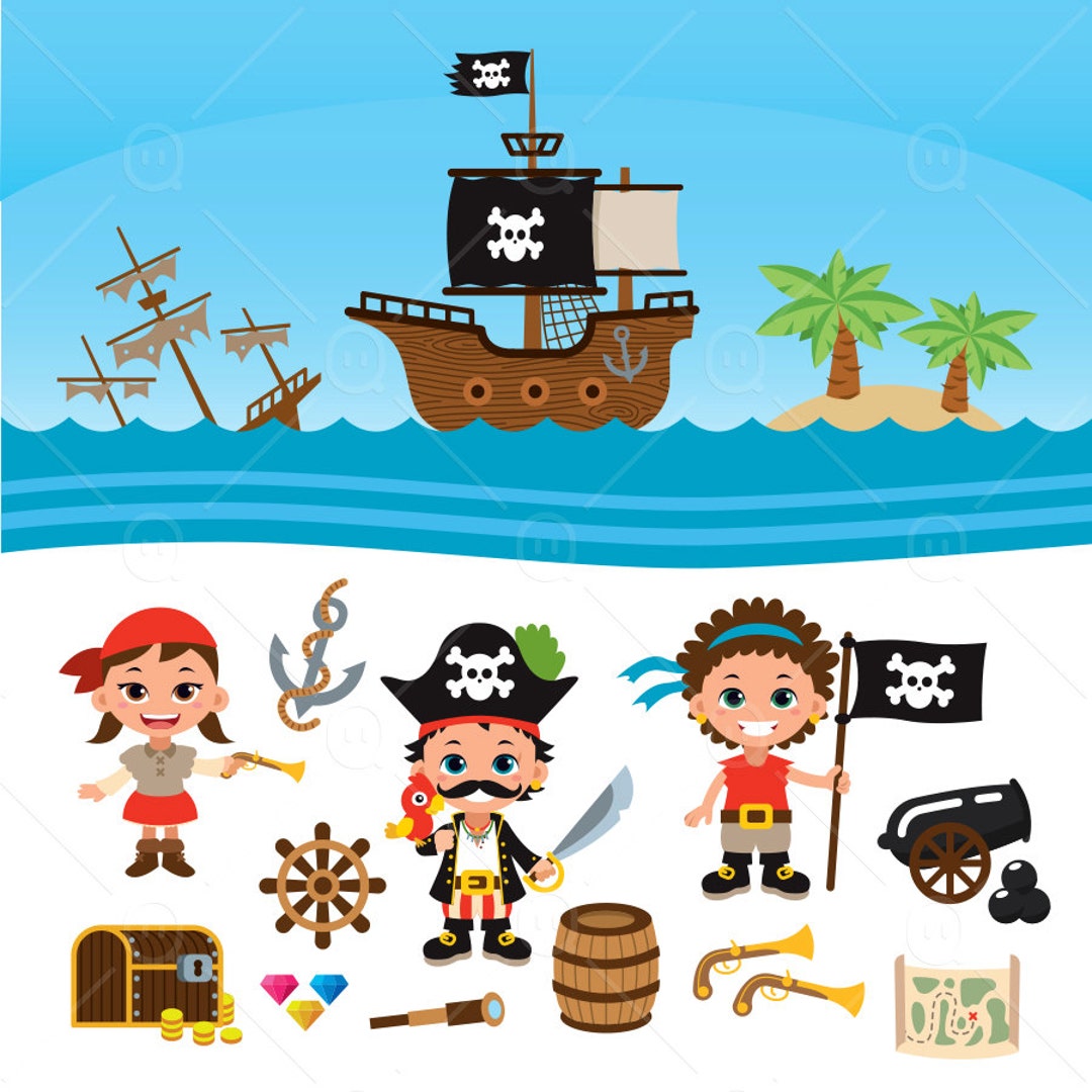 Pirate Treasure Clipart For Kids