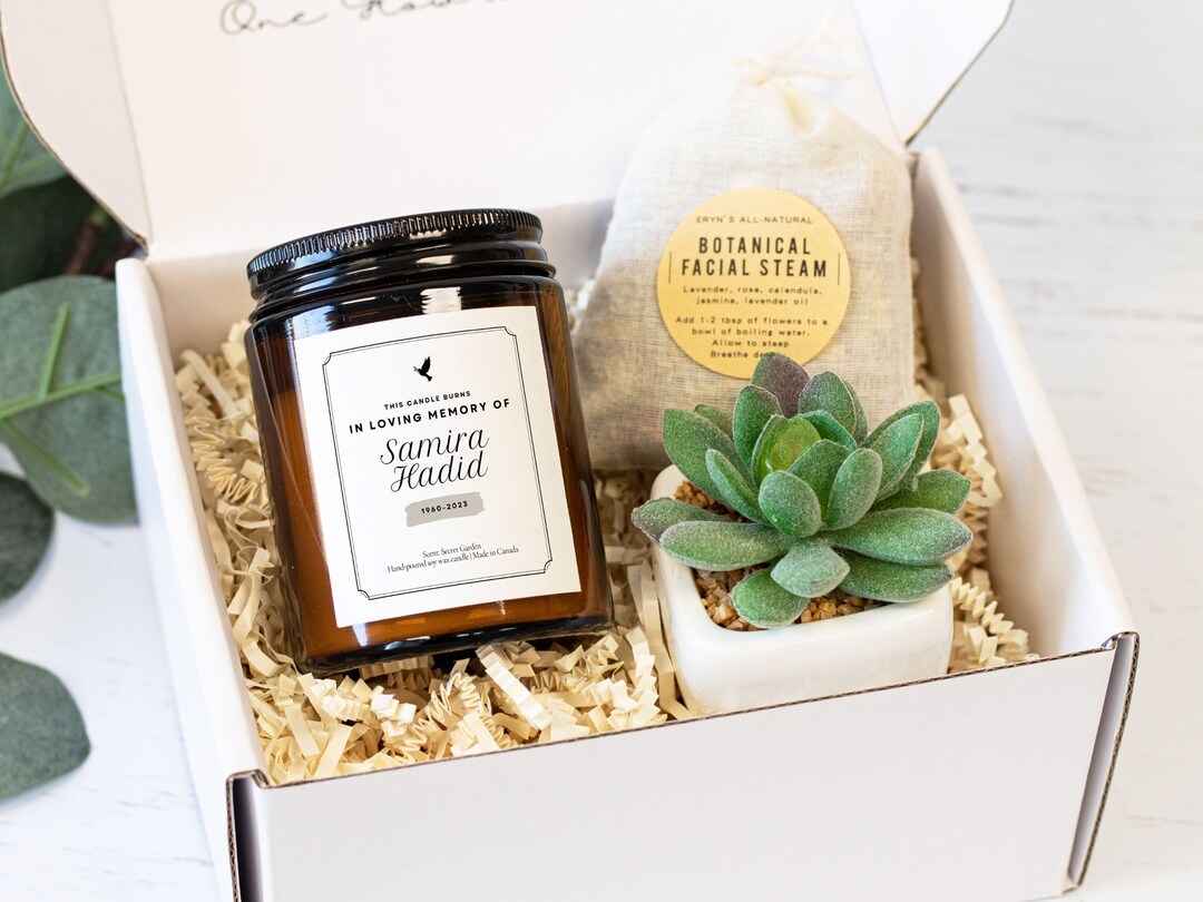 Sympathy Gift, in Loving Memory Gift, Personalized Candle, Sorry for Your Loss, Friend Sympathy ...