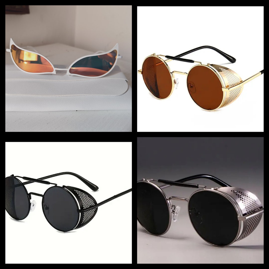 Anime Manga Cosplay Sunglasses, Steampunk Fashion Sunglasses, Flip ...